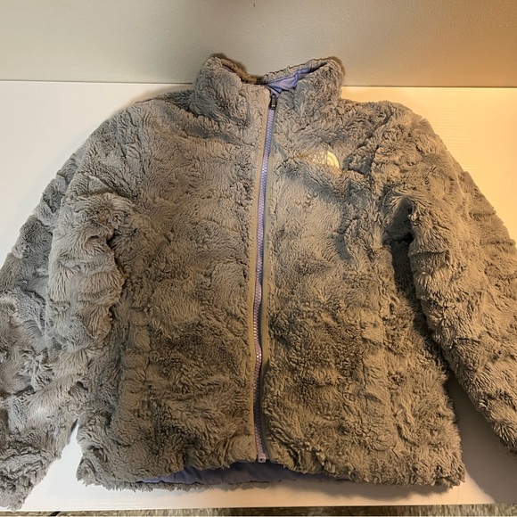 The North Face | Jackets & Coats | The North Face Fuzzy Gray Kids ...